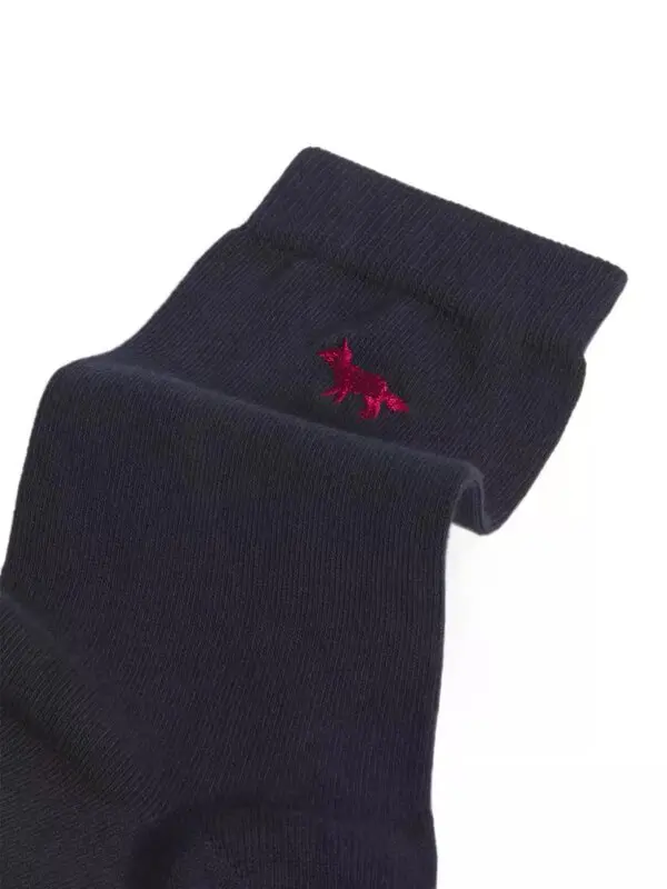 Maison Kitsuné Fox Patch Crew Socks
