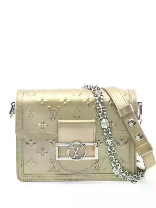 LOUIS VUITTON 2021 Dauphine Monogram Seal Shoulder Bag