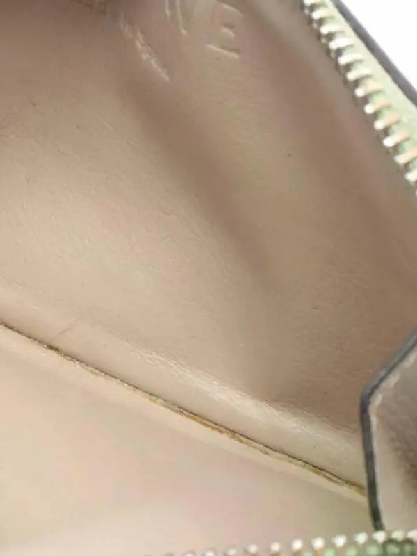Loewe 2000s Anagram Debossed Leather Card Holder