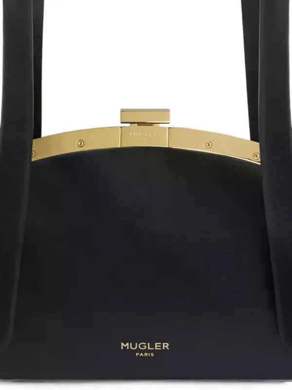 MUGLER Lua Leather Shoulder Bag