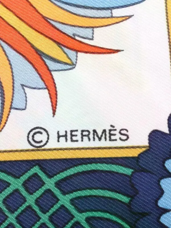 Hermès 2010s Carre 90 Decoupages Scarf