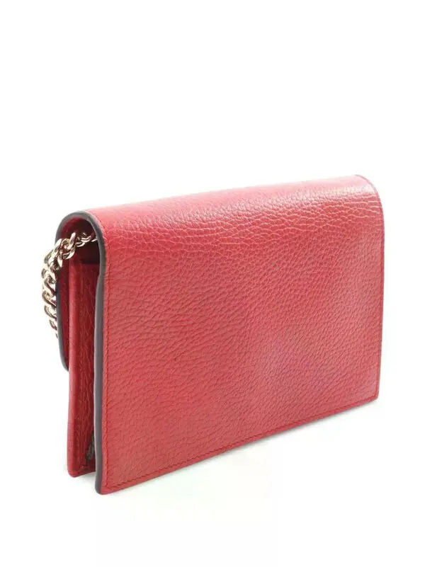 Gucci 2010s Interlocking G Wallet Bag - Red