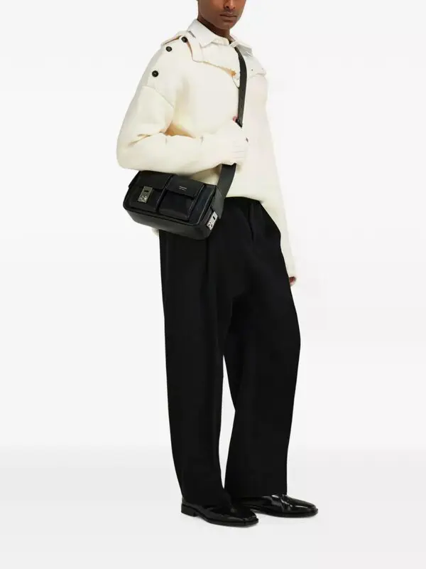 FERRAGAMO Utility Shoulder Bag With Hug Buckle