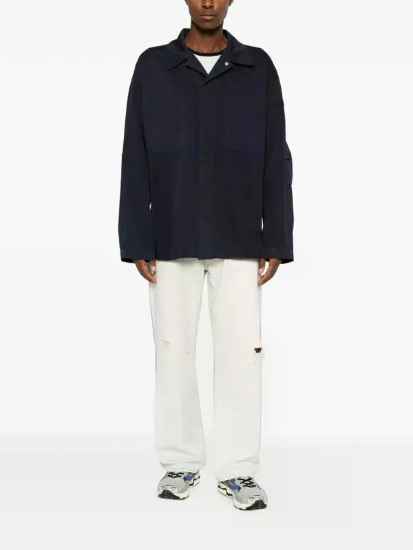 MAISON MARGIELA Concealed-fastening Patch-pocket Shirt Jacket