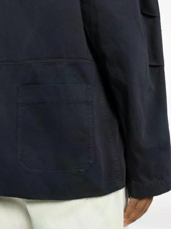 MAISON MARGIELA Concealed-fastening Patch-pocket Shirt Jacket