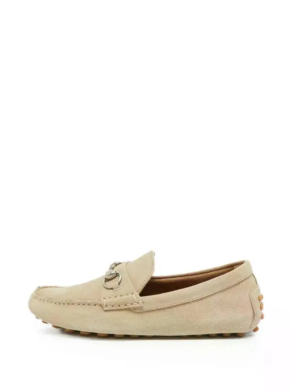 Gucci Horsebit Suede Loafers