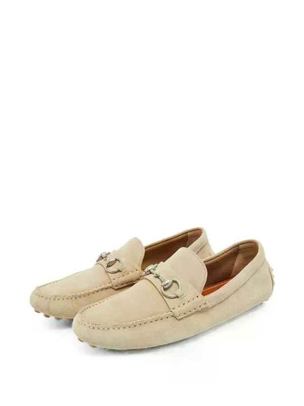 Gucci Horsebit Suede Loafers