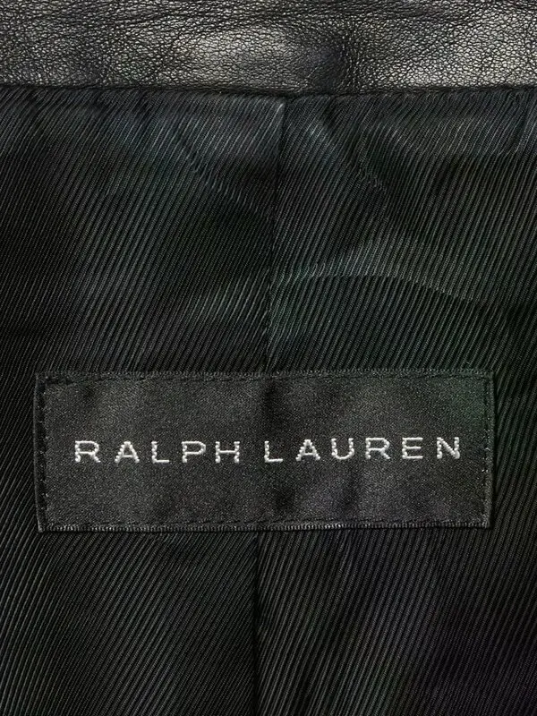 Ralph Lauren Button-up Leather Jacket