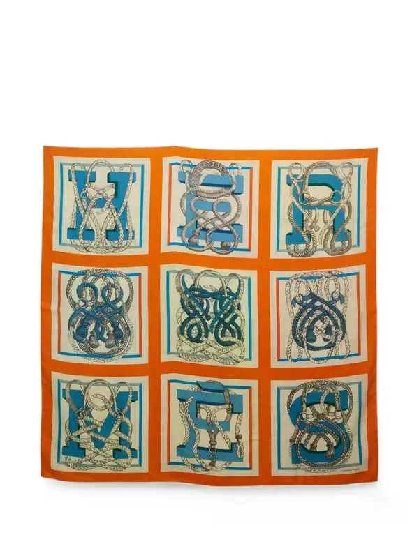 Hermès Entrelacé Square Scarf