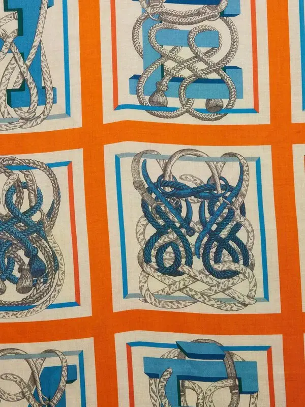 Hermès Entrelacé Square Scarf
