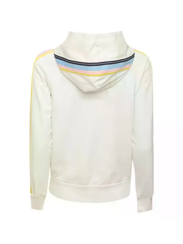 Moncler Stripe Logo Hoodie - Neutrals
