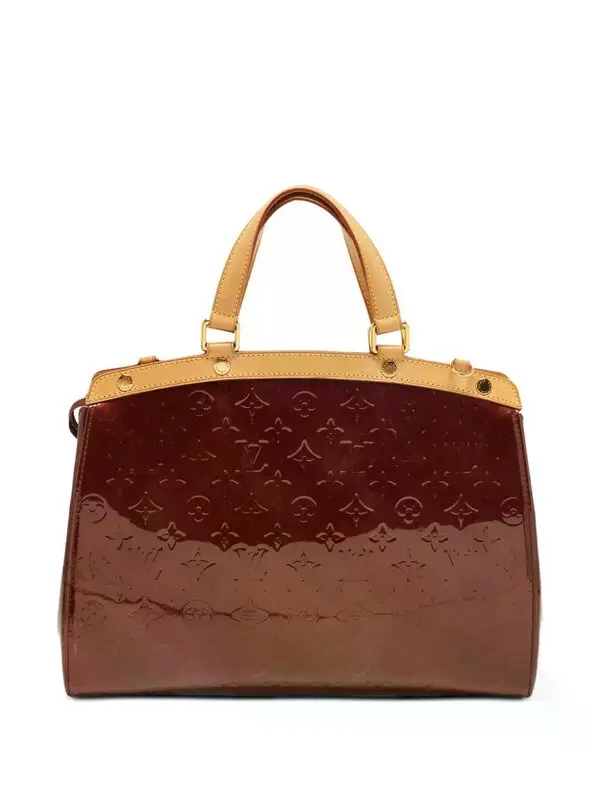 LOUIS VUITTON 2010 Gm Brea Monogram Vernis Tote Bag