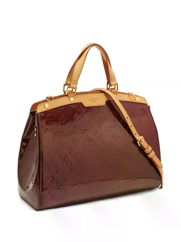 LOUIS VUITTON 2010 Gm Brea Monogram Vernis Tote Bag