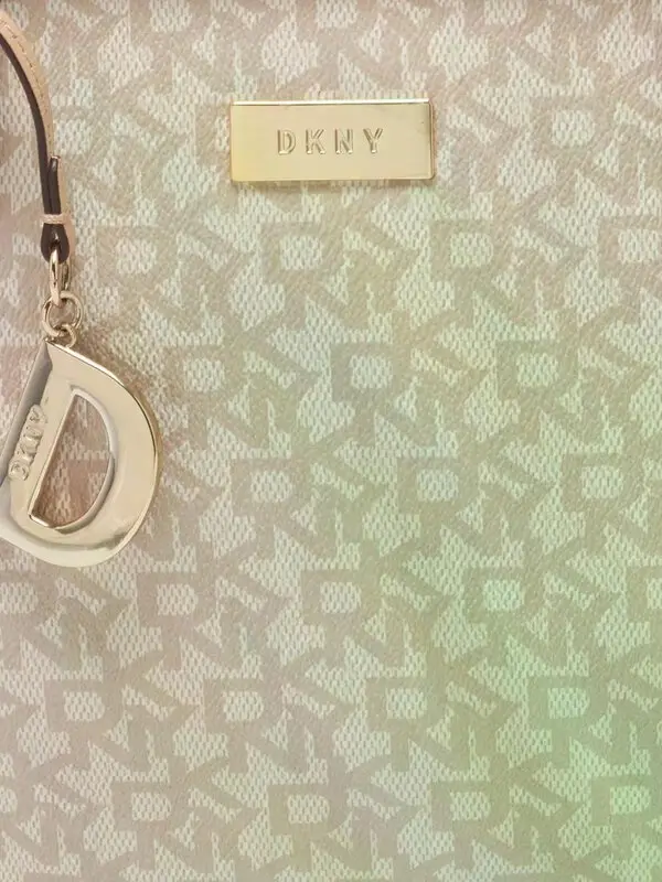 Dkny Monogram-pattern Tote Bag