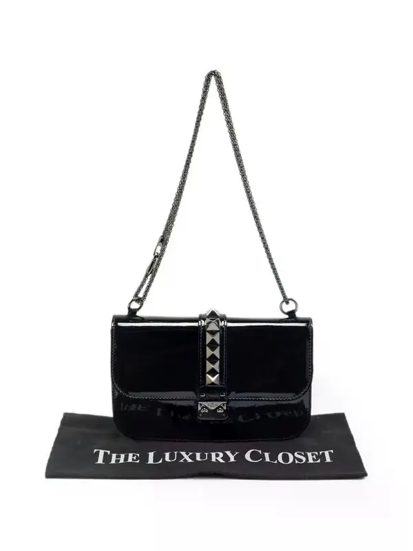 Valentino Garavani Medium Rockstud Glam Lock Shoulder Bag