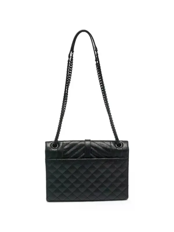Saint Laurent 2017 Envelope Matelassé Leather Shoulder Bag