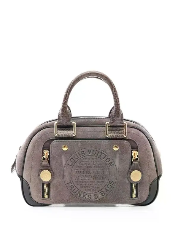 LOUIS VUITTON 2006 Pm Bowling Tote Bag - Grey