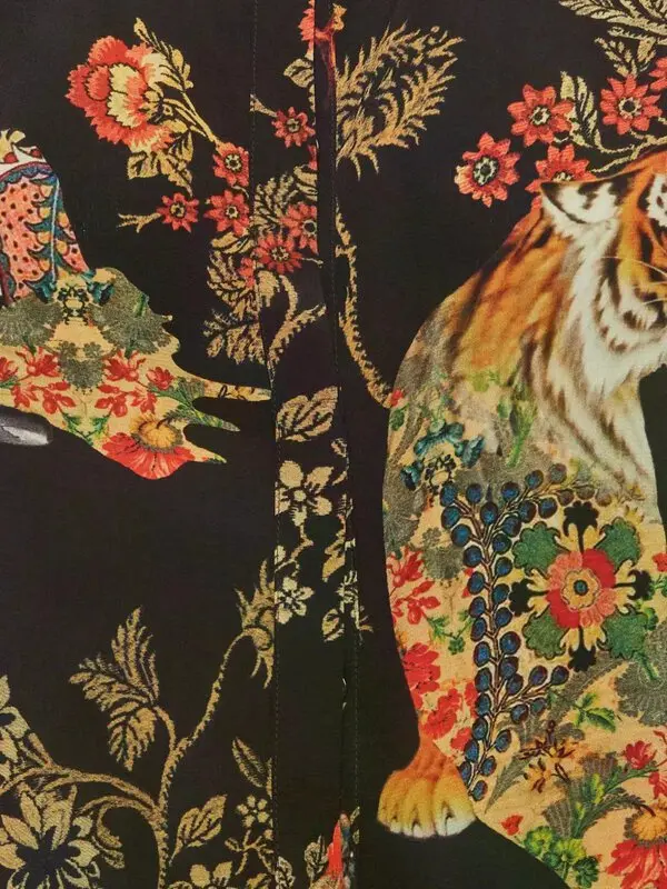 Etro Floral-print Silk Shirt