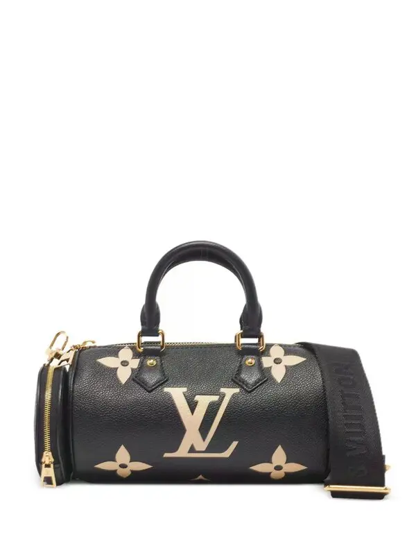 LOUIS VUITTON Papillon Bb Monogram Empreinte Mini Bag - Black