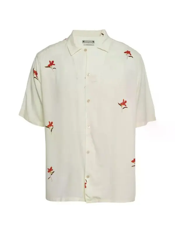 ALLSAINTS Floral-print Poplin Shirt