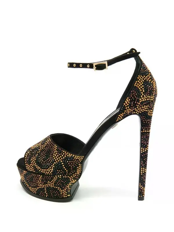 Roberto Cavalli Studded Platform Sandals