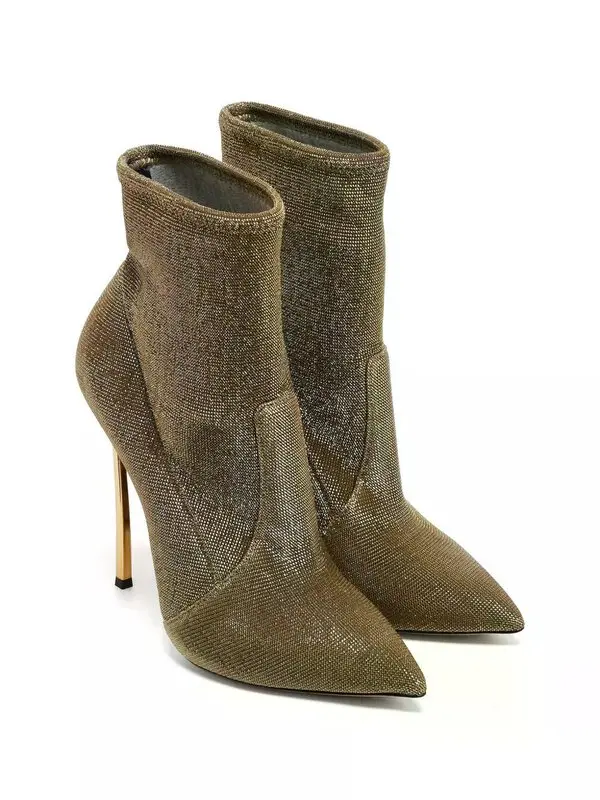 Casadei Stretch-fabric Ankle Boots