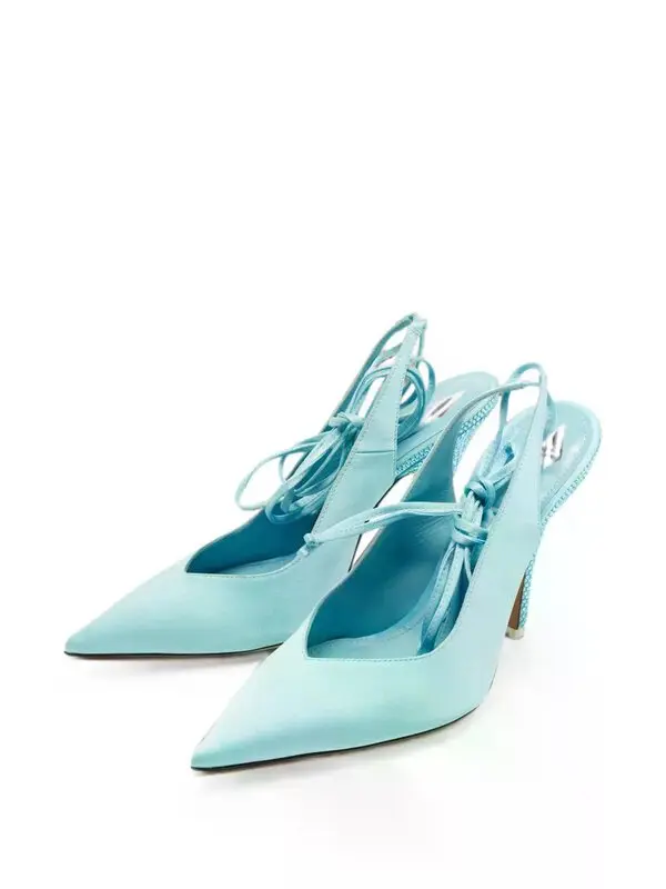 Attico Venus Crystal-embellished Pumps