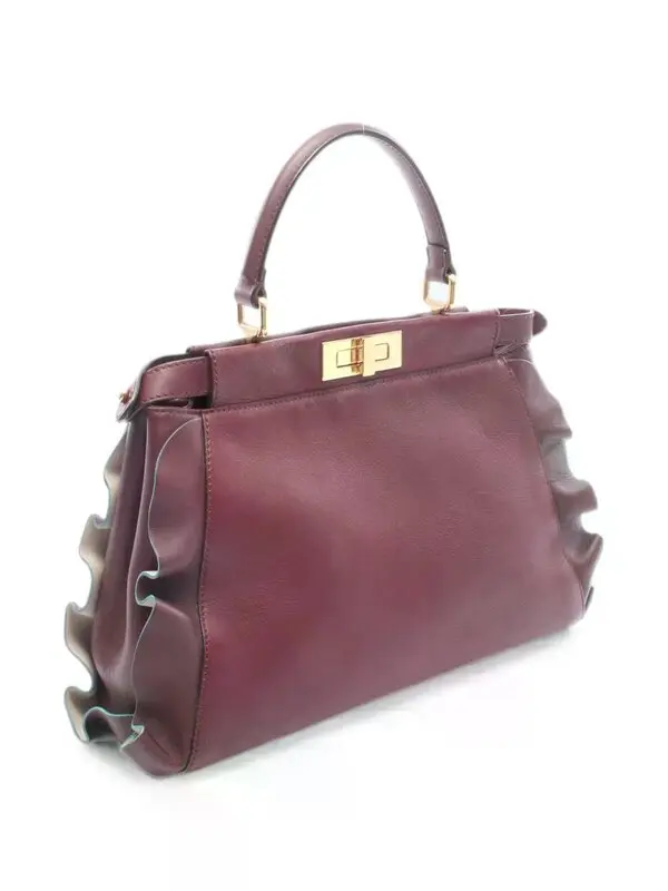Fendi 2010s Peekaboo Wave Tote Bag