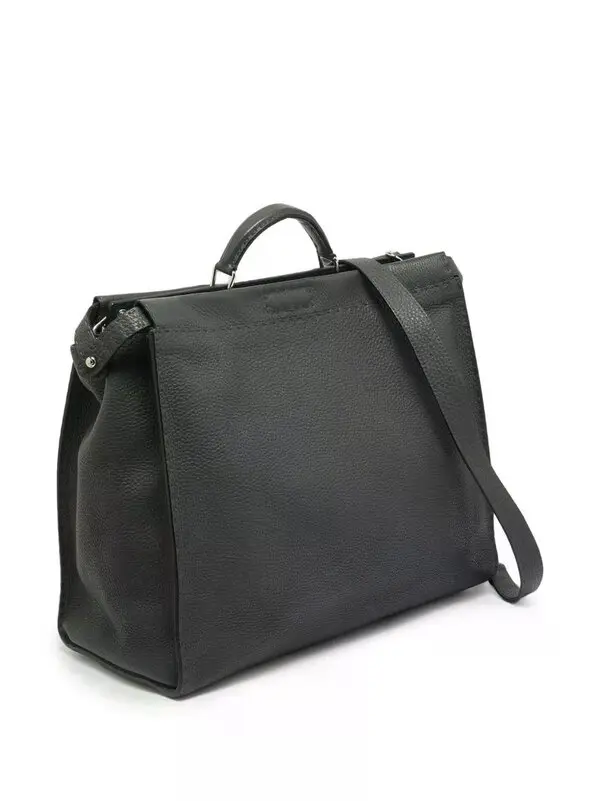 Fendi 2014 Large Peekaboo Leather Tote Bag