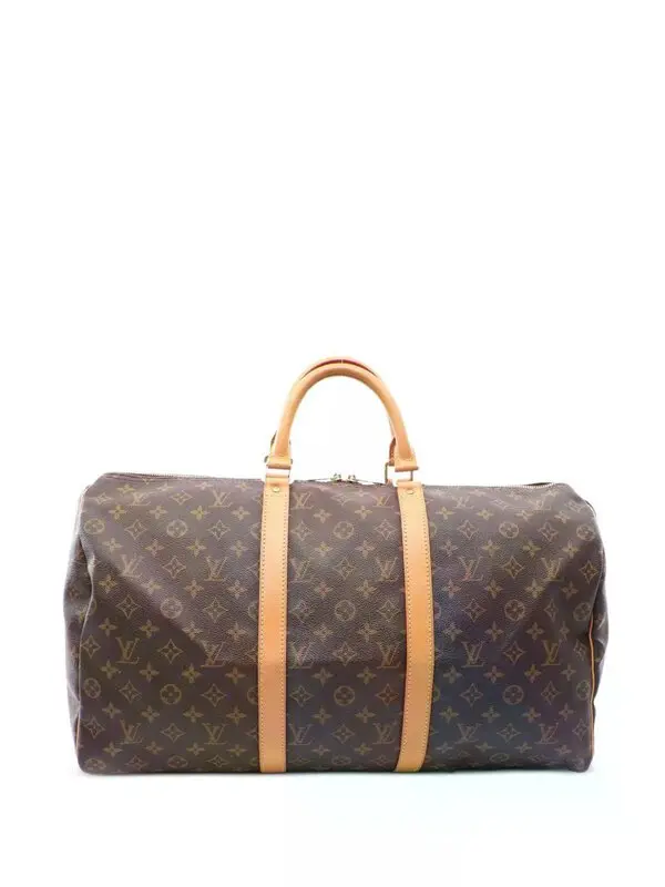 LOUIS VUITTON Monogram Keepall 50 Boston Bag
