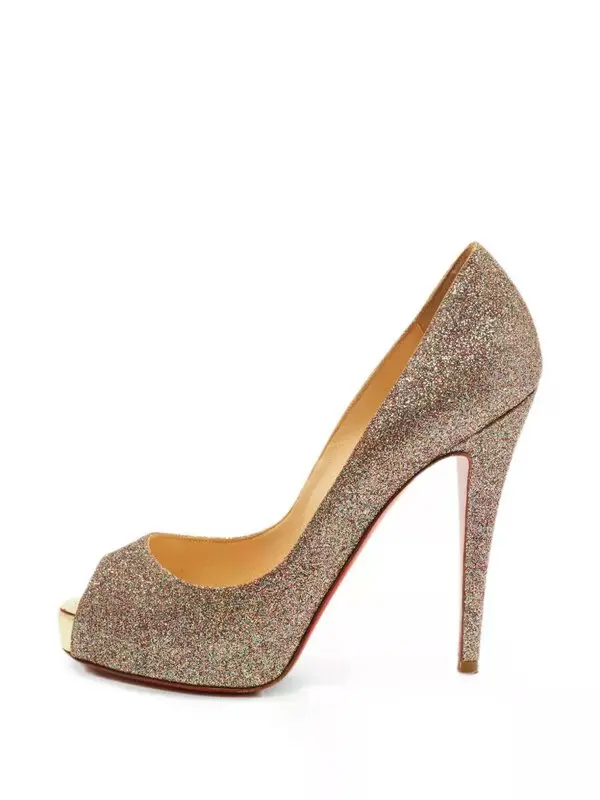CHRISTIAN LOUBOUTIN Very Privé Heeled Pumps - Gold