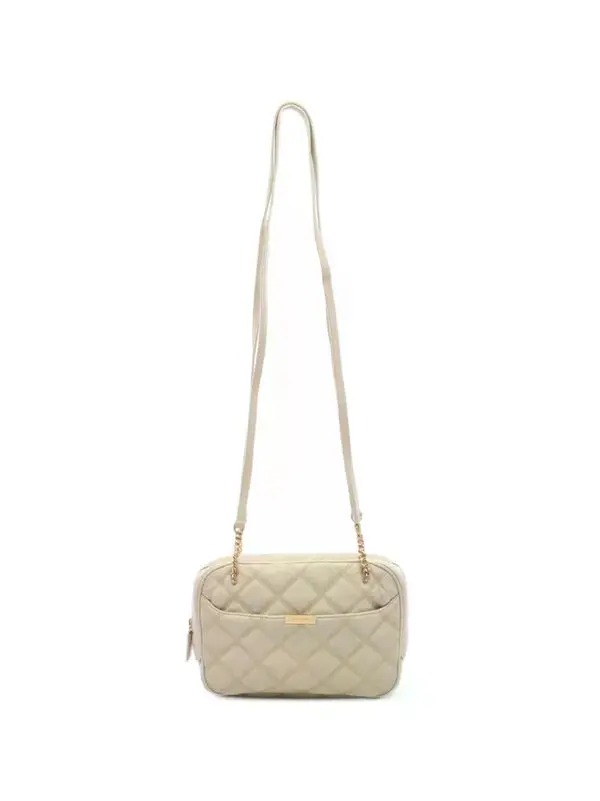 Saint Laurent 2000s Quilted Chain Shoulder Bag - Neutrals
