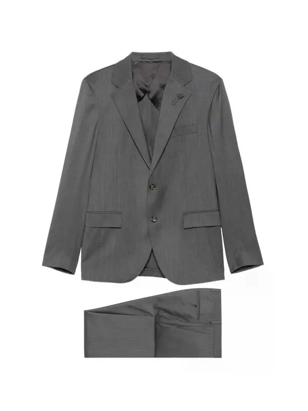 LARDINI Notched-lapels Single-breasted Suit