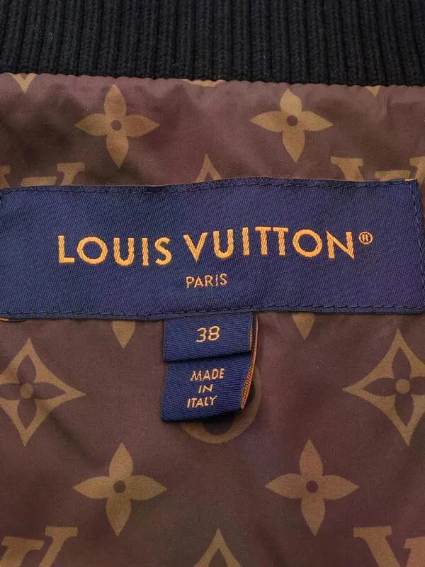 LOUIS VUITTON 2010s Leather-trim Jacket