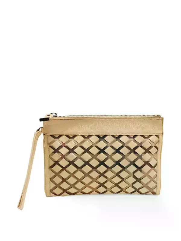 Burberry Wrist-strap Clutch Bag - Neutrals