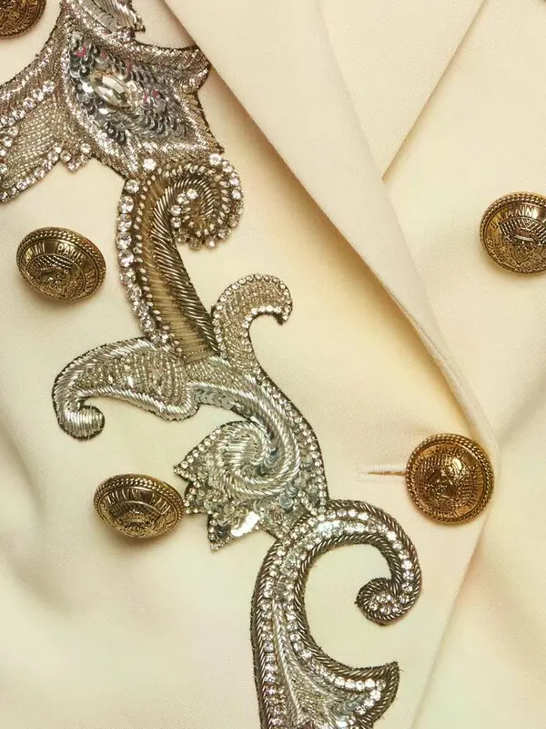 Balmain Embellished Double-breasted Blazer