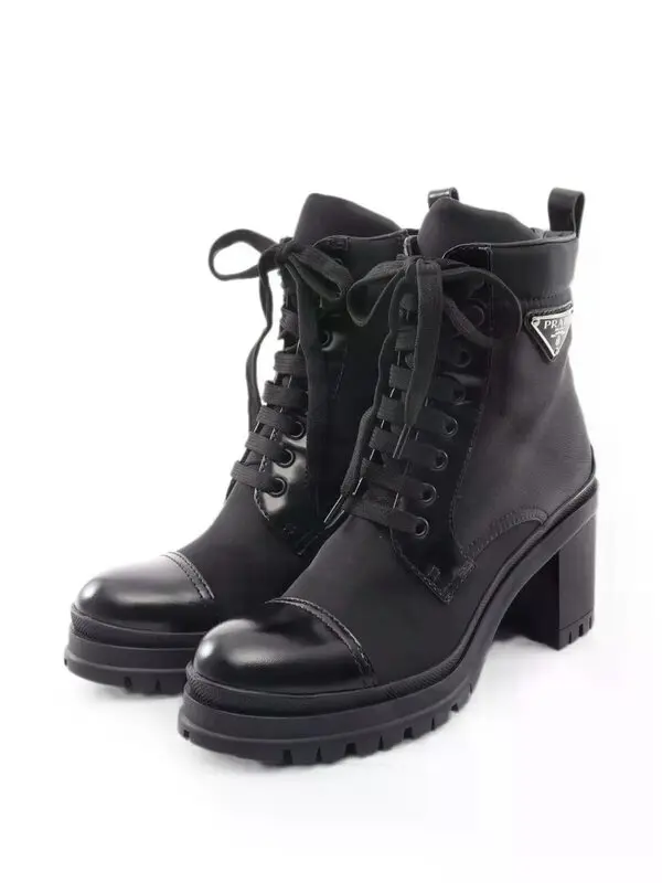 Prada 2010s Re-nylon Triangle-logo Boots