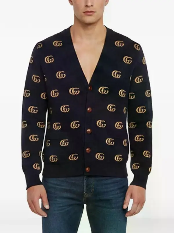 Gucci Gg Monogram Cardigan