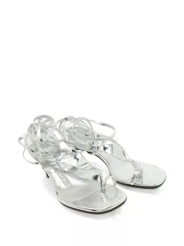 Attico Strappy Thong Sandals