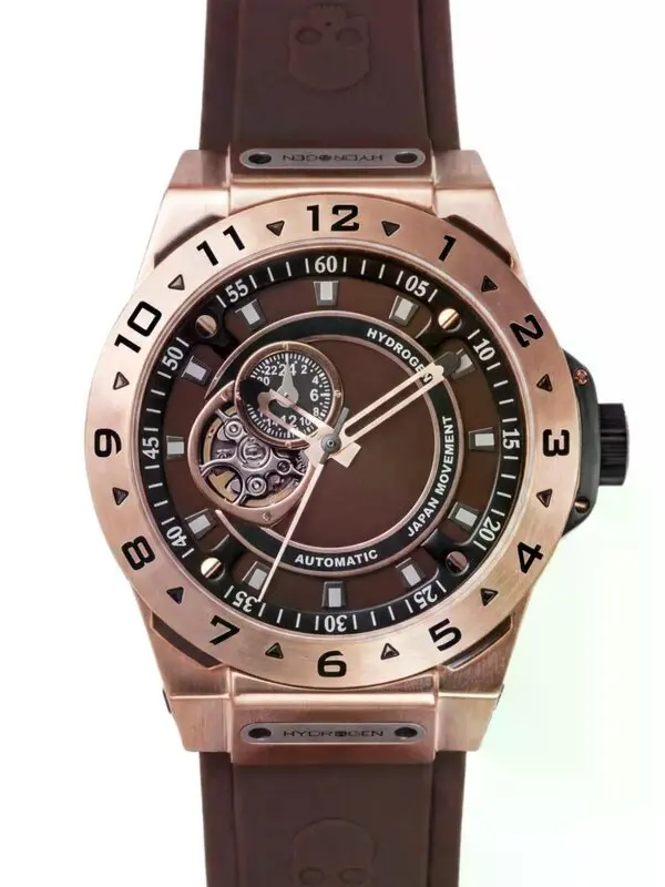 HYDROGEN Vento 42mm Open-heart Dial Watch