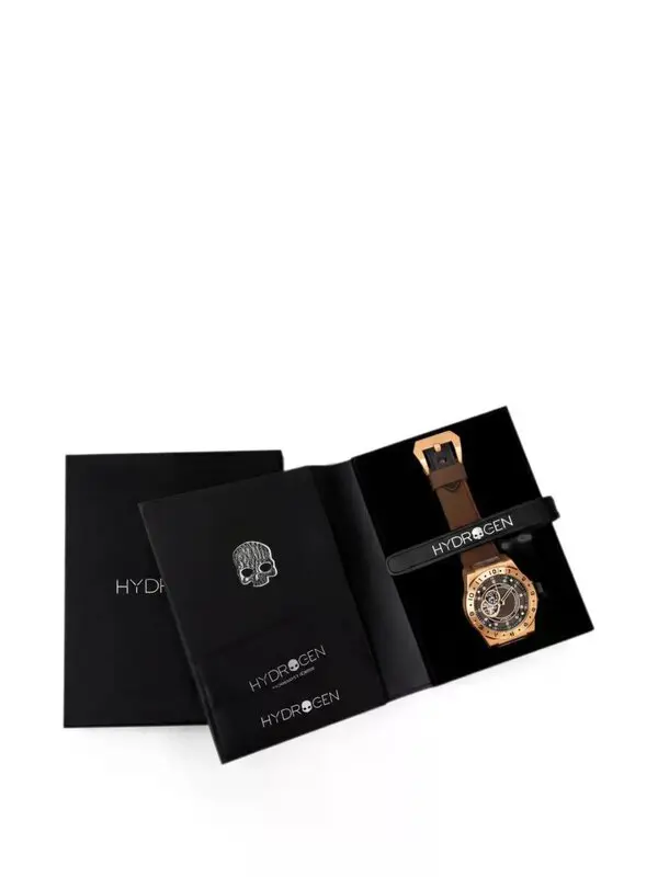 HYDROGEN Vento 42mm Open-heart Dial Watch