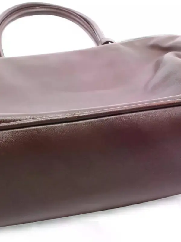 Miu Miu 2010s Beau Leather Tote Bag