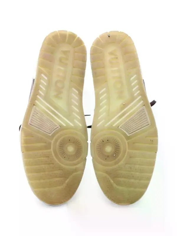 LOUIS VUITTON 2019 Trainer Line Monogram Canvas And Suede Sneakers