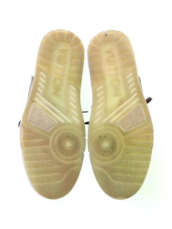 LOUIS VUITTON 2019 Trainer Line Monogram Canvas And Suede Sneakers