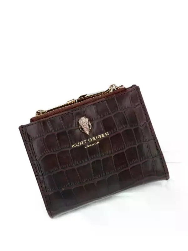 Kurt Geiger Croc-effect Eagle Wallet