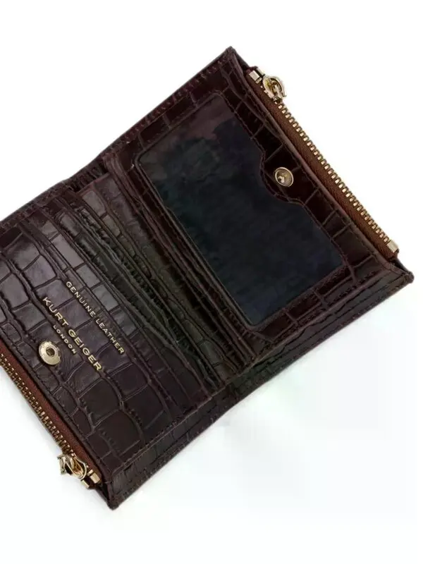 Kurt Geiger Croc-effect Eagle Wallet