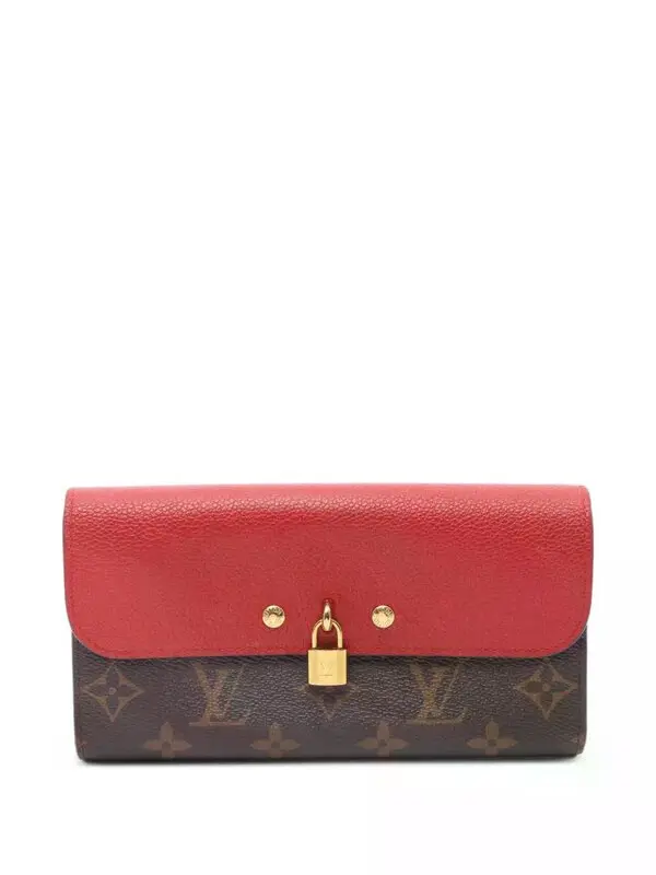 LOUIS VUITTON 2016 Venus Monogram Wallet - Red