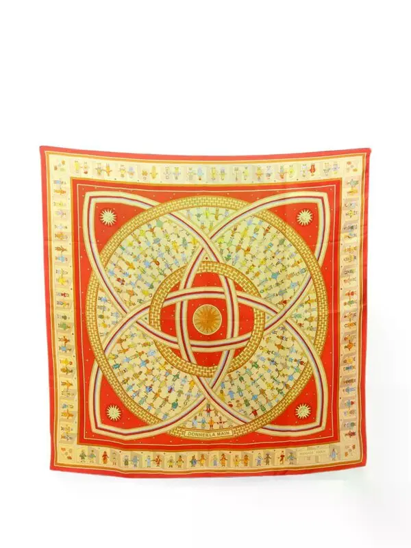 Hermès 2010s Donner La Main Scarf