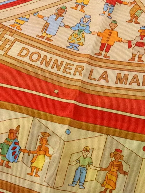 Hermès 2010s Donner La Main Scarf
