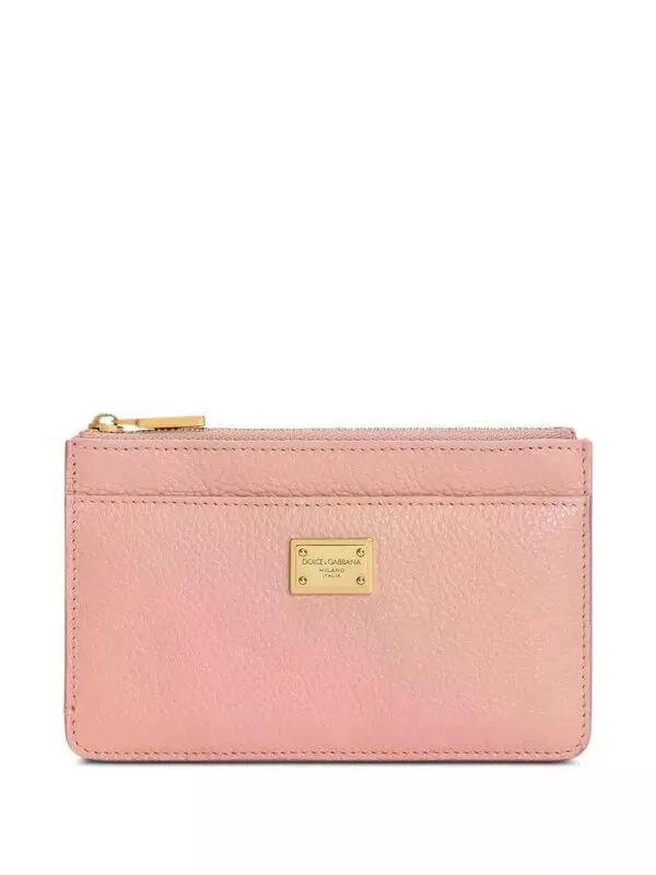 Dolce & Gabbana Calfskin Card Holder - Pink